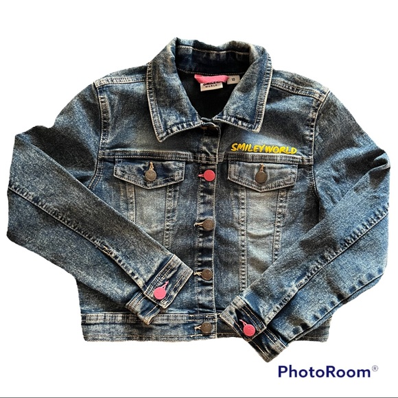 Smiley World | Jackets & Coats | Smiley Jean Jacket Size | Poshmark